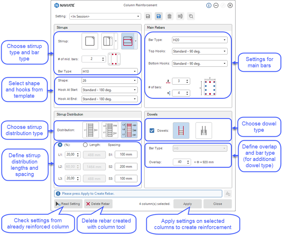 Features in Naviate Rebar ｜naviate.com